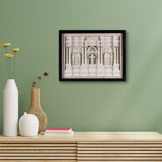3D Printed Roman Catholic Church Wall Art – Shadow Box Frame – KP Craft ...